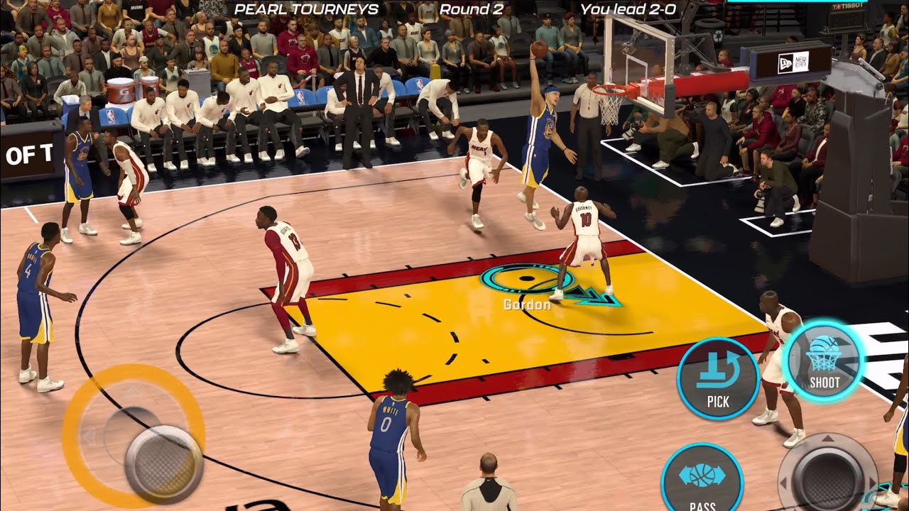 NBA 2K Mobile (Warriors VS Heat Game3) - YouTube