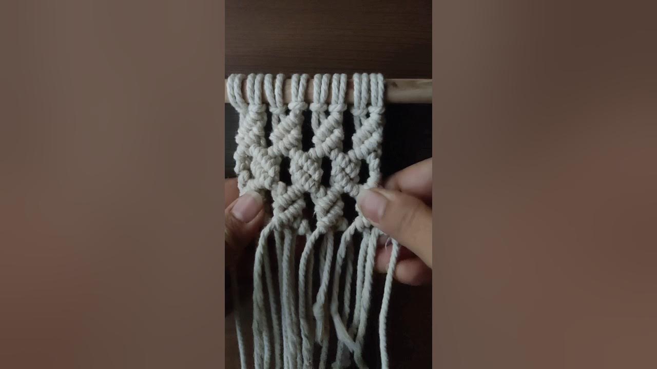 Macrame Pattern #macrame #macramedesigns #macramepatterns #macrameknots #macrametutorial # ...