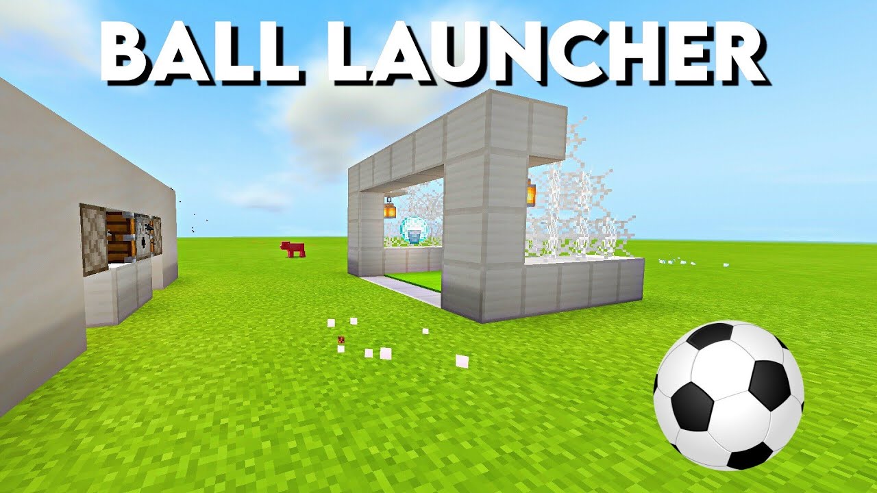 MINECRAFT HOW TO MAKE A FOOTBALL BALL LAUNCHER MACHINE YouTube minecraft-how-to-make-a-football-ball-launcher-machine-youtube