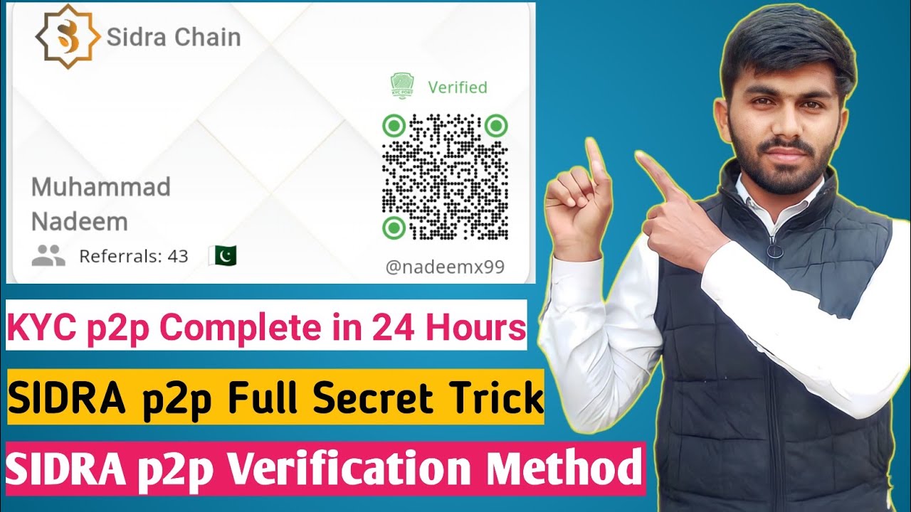 SIDRA p2p Verification Full Secret Method | SIDRA p2p in 24 Hours | SIDRA p2p Verification ...