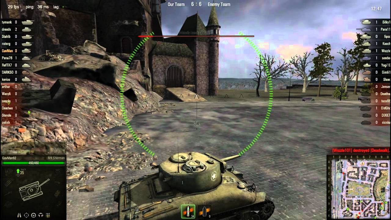 World of Tanks M4 Sherman gameplay (720p HD) - YouTube