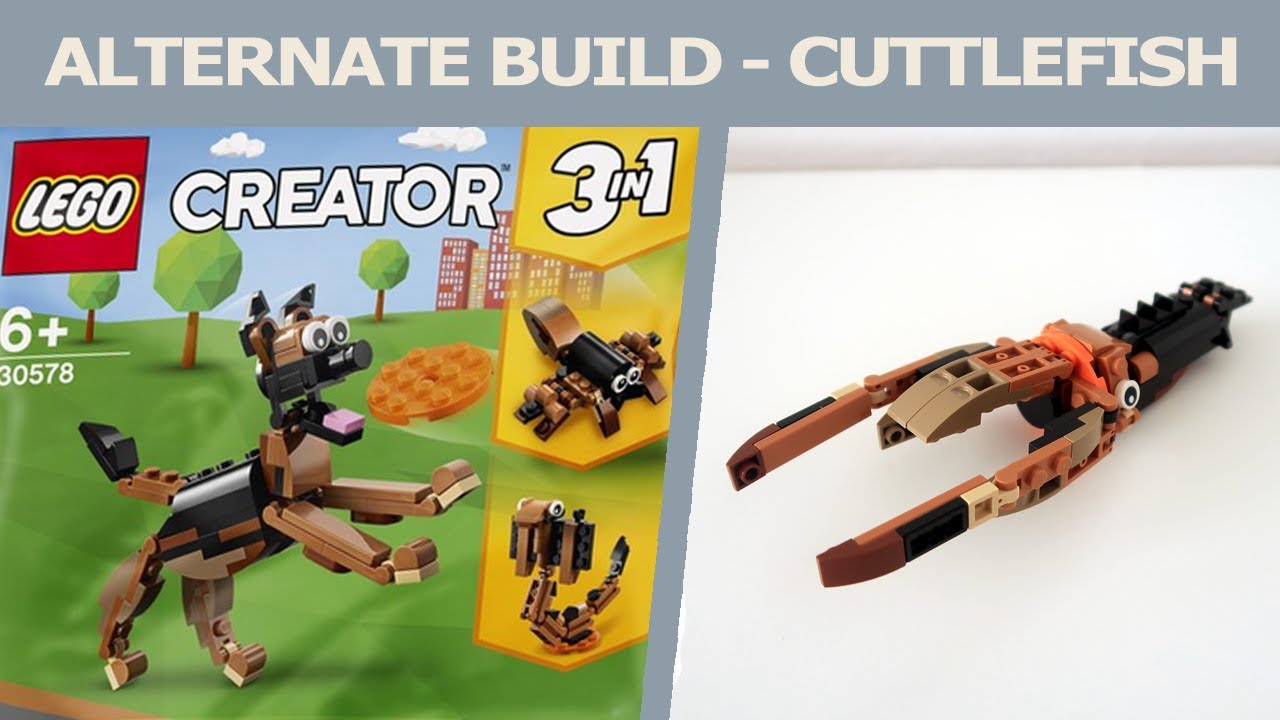 ALTERNATE BUILD || LEGO Creator 30578 - CUTTLEFISH by pluTOMium - YouTube