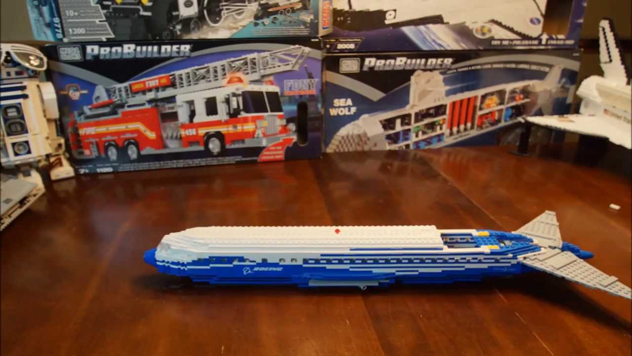 Building LEGO 10177 Boeing 787 - YouTube