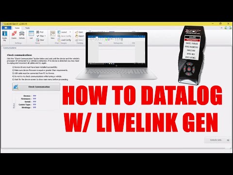 How to Datalog w/ LIVELINK GEN for your Tuner - YouTube