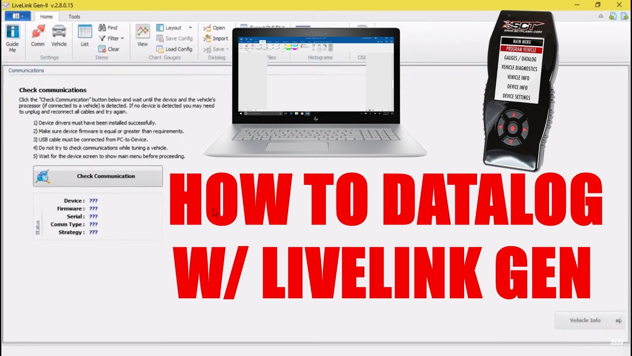 How to Datalog w/ LIVELINK GEN for your Tuner - YouTube