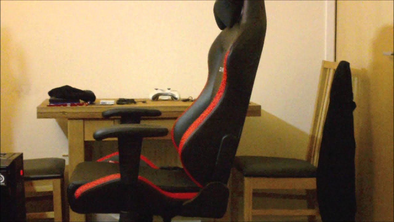 DX Racer chair OH/D03/NR Gaming chair unboxing review - YouTube