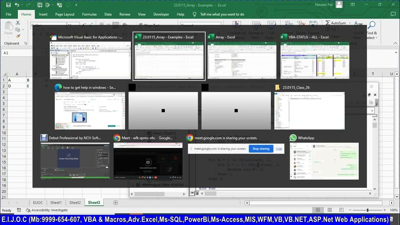 26 23 0115 EXCEL VBA MACROS 0022 Array Lbound Ubound Split Join 26-23-0115-excel-vba-macros-0022-array-lbound-ubound-split-join