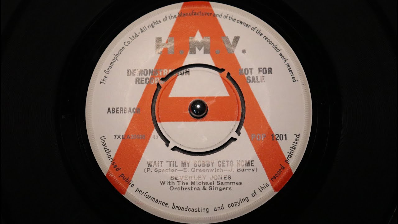 Beverley Jones - Wait 'Til My Bobby Gets Home - H.M.V. : POP 1201 DJ ...