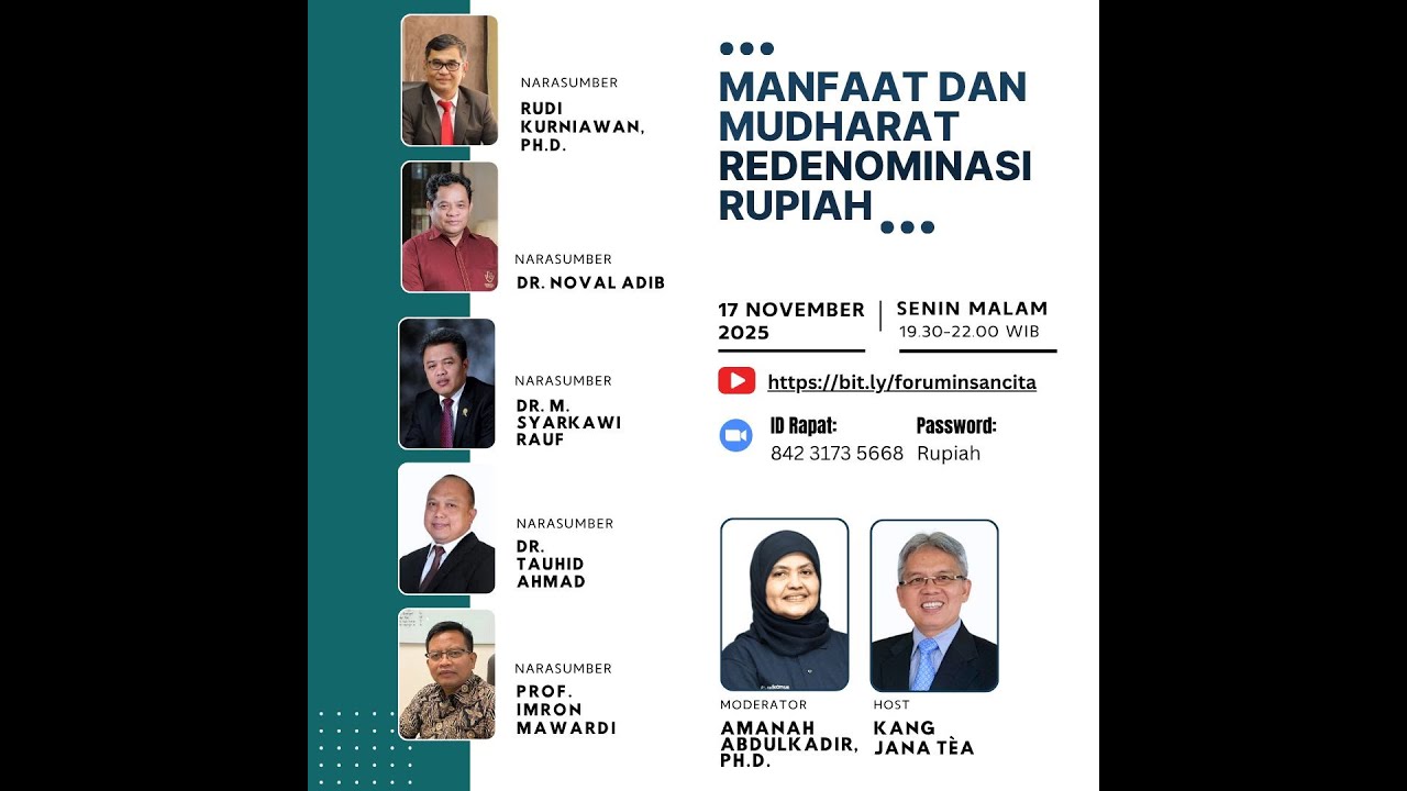 "Manfaat dan Mudharat Redenominasi Rupiah" - YouTube