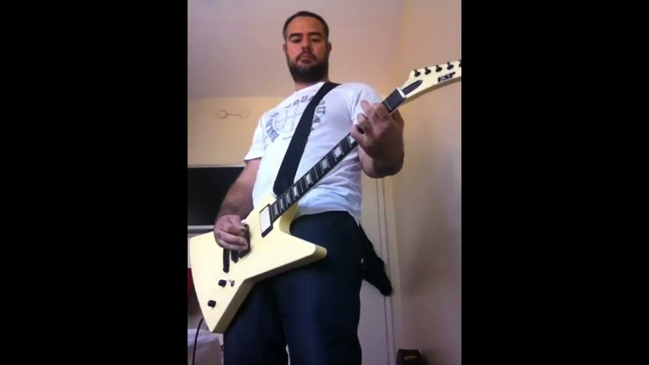 Metallica One Intro - Esp Mx-360 Explorer Cleans with Ada Mp2 Preamp ...