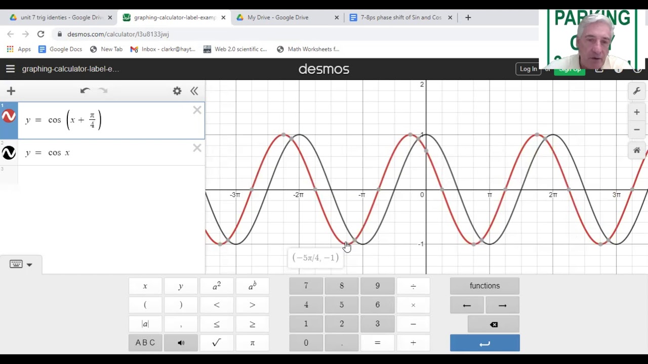 Phase Shift and Vertical Shift of Sin and Cos - YouTube