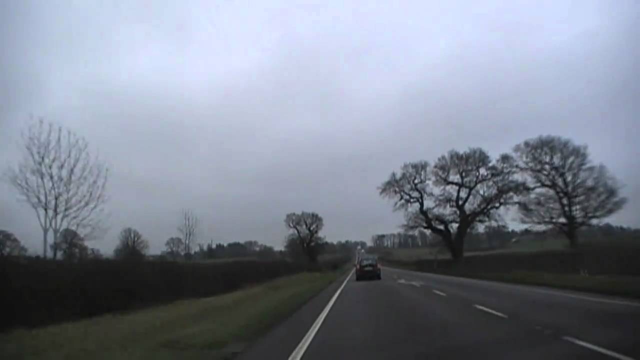Driving Along The A41 From Hampton, Chester To Grindley Brook ...