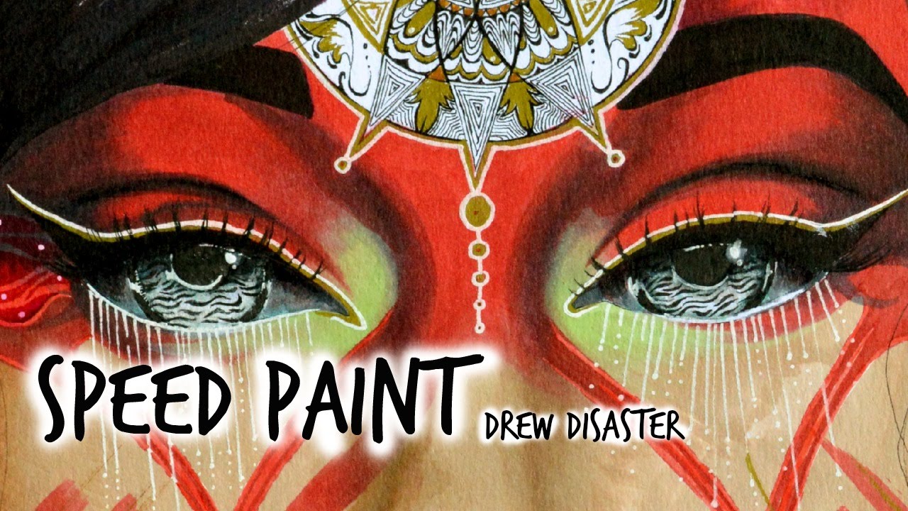 Speed Paint: Drew Disaster - YouTube