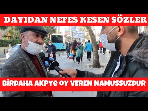 Dayıdan Nefes Kesen Sözler Birdaha AKPYE OY VEREN NAMUSSUZDUR.SEFERBERLİĞİ SORDUK.