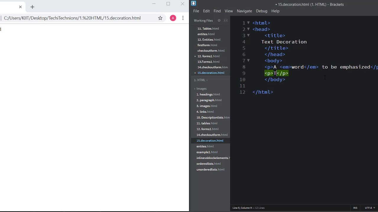 Text Decoration in HTML | HTML Tutorial for beginners | Lecture 15 ...