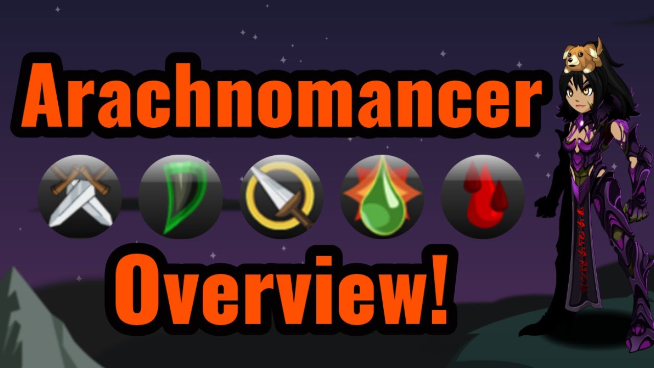 AQW Class Hall (B) - Arachnomancer Overview - YouTube