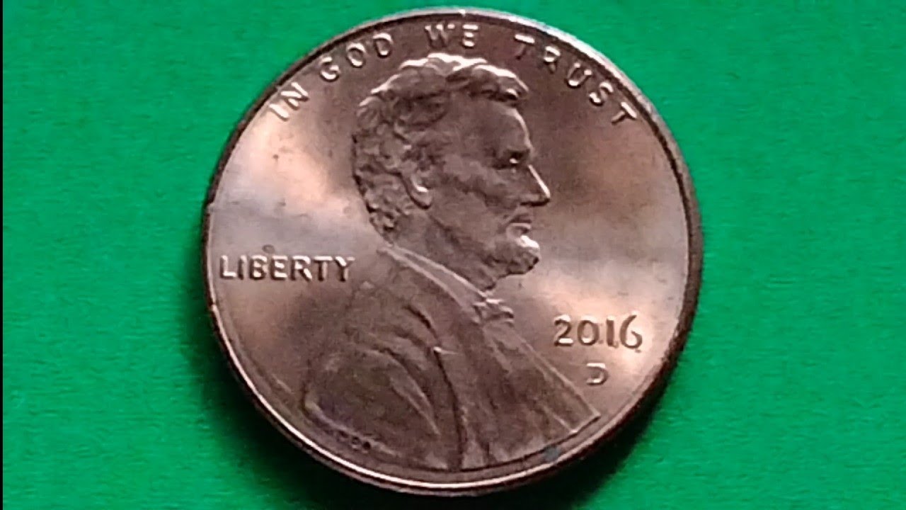 Most Valuable 2016 D Lincoln Shield Penny - YouTube