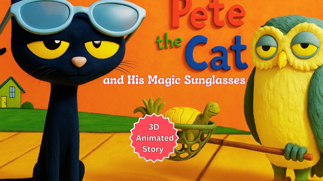 Pete the Cat and His magic Sunglasses | 3D Pete the Cat StoryBook | 3D ...