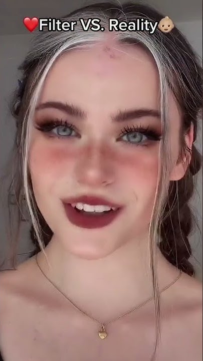 هاى البنت بفلتر و بدون فلتر 😳/Filter VS Reality/Tiktok Compilation/Daily Reminder SocialMedia ...