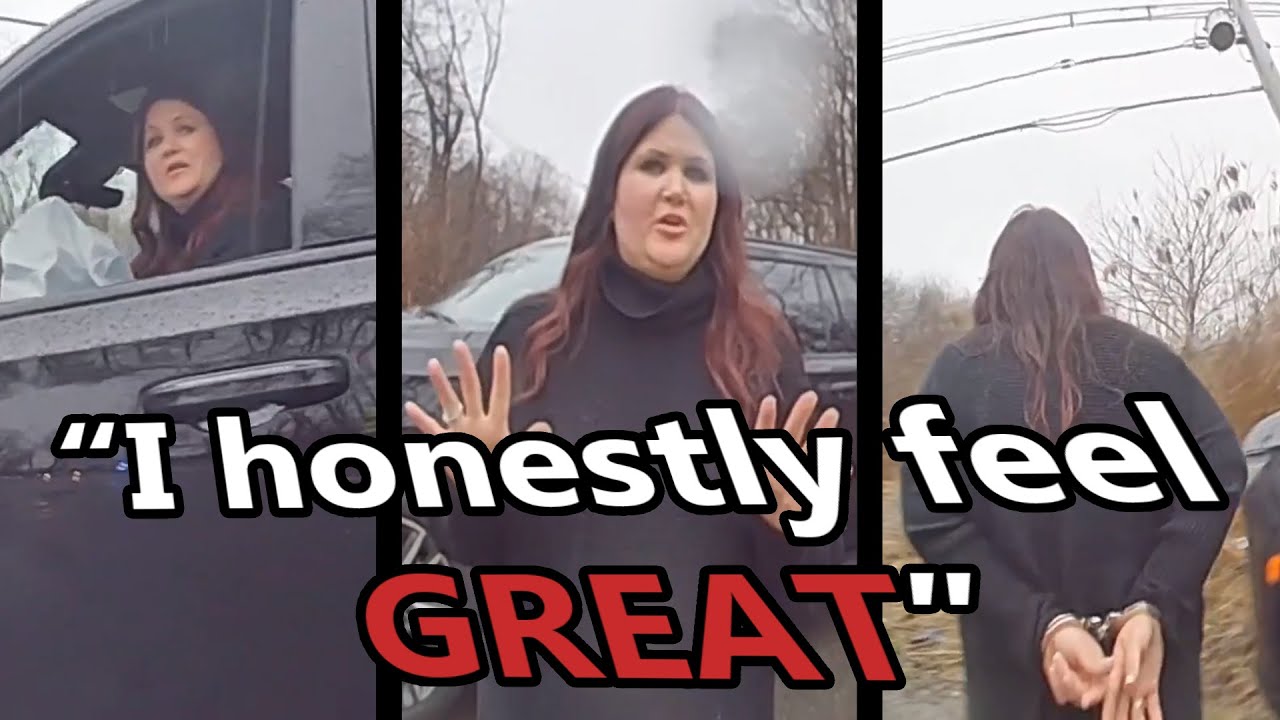 BodyCam DUI Arrest Of Drunk Woman In Midlife Crisis At 25 Drunk Driving ...