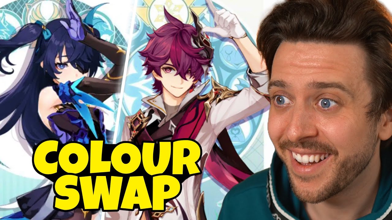 When Genshin Characters Swap Colors (1-25) - YouTube