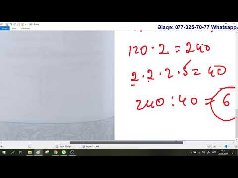 DİM 6 cı sinif. Səhifə 160. Ən böyük ortaq bölən və ən kiçik ortaq bölünən  C variantı