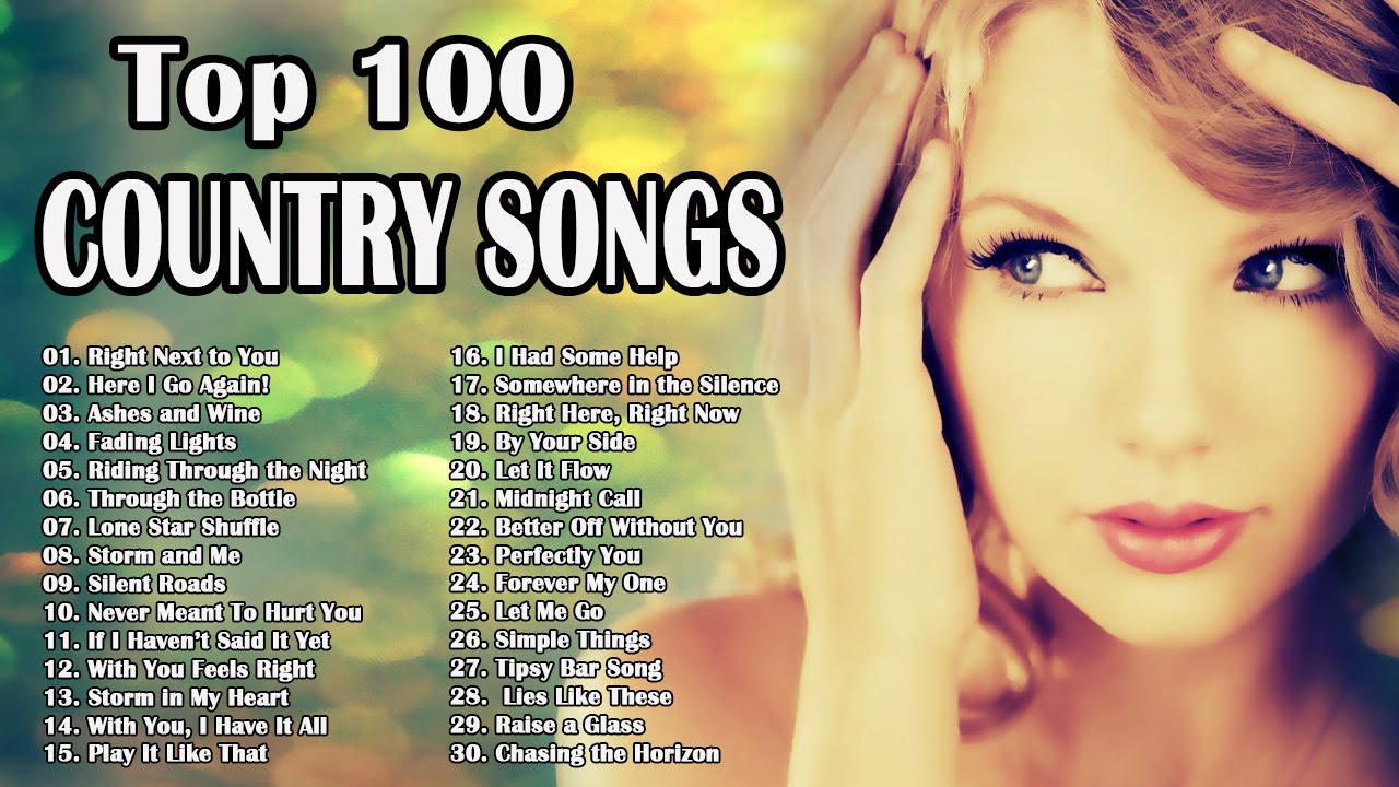 Top 100 Country Songs Hits - Popular Country Songs Playlist - Best ...