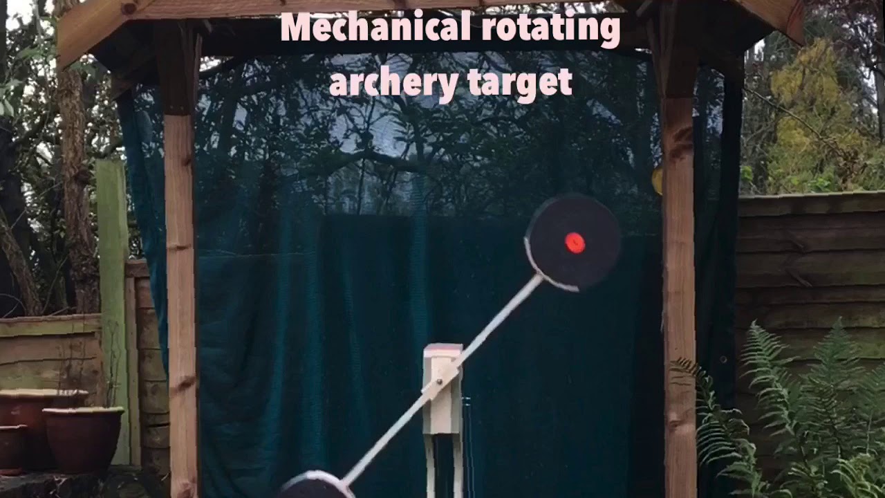 Diy rotating archery target - YouTube