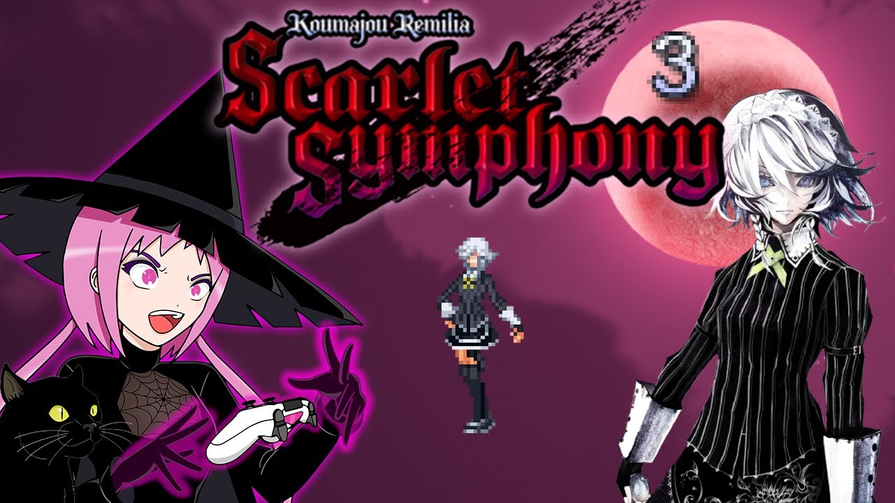 Koumajou Densetsu: Scarlet Symphony — Boss Sakuya Izayoi (part 3) - YouTube