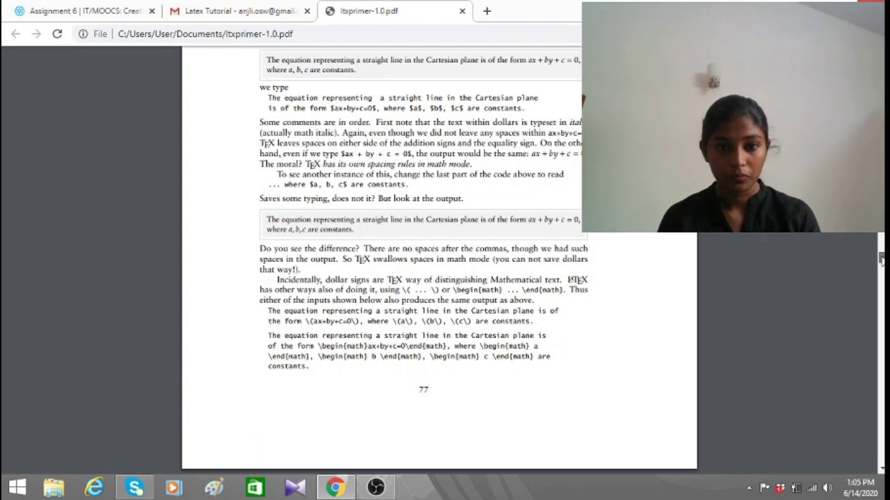 LaTeX Programming : How to type mathematics equation - YouTube