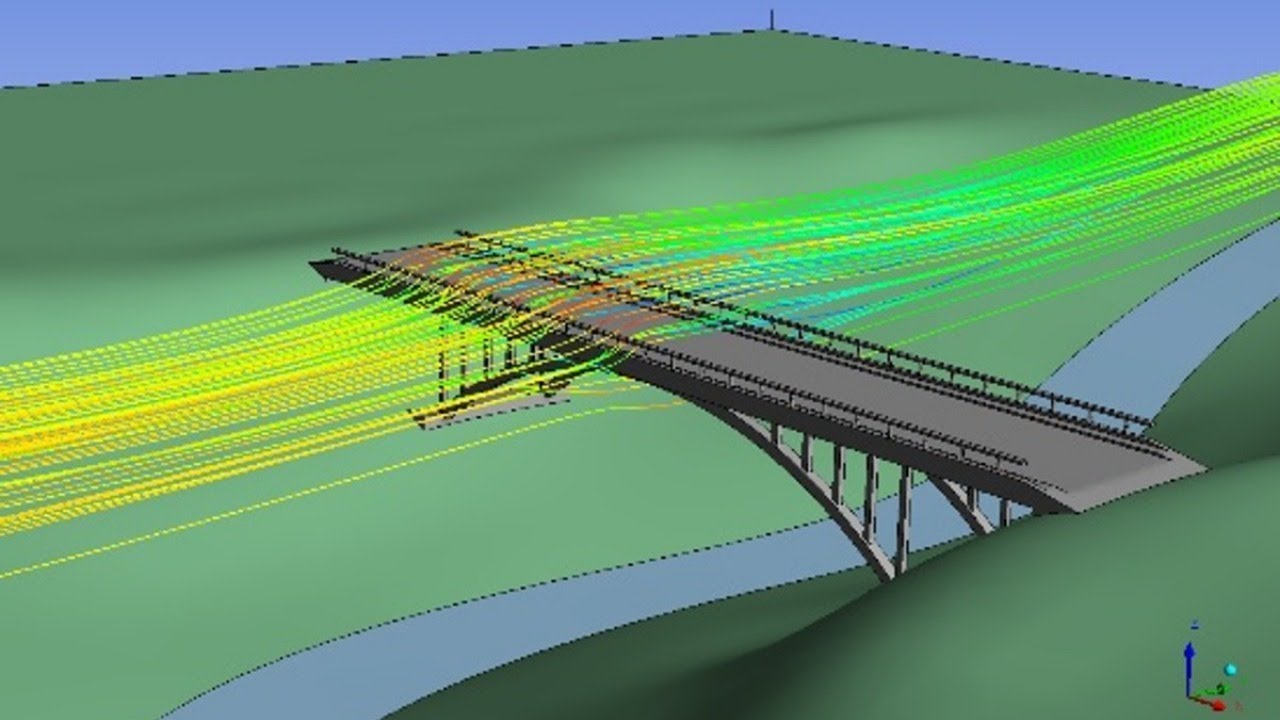 Wind loading simulation in ANSYS - YouTube