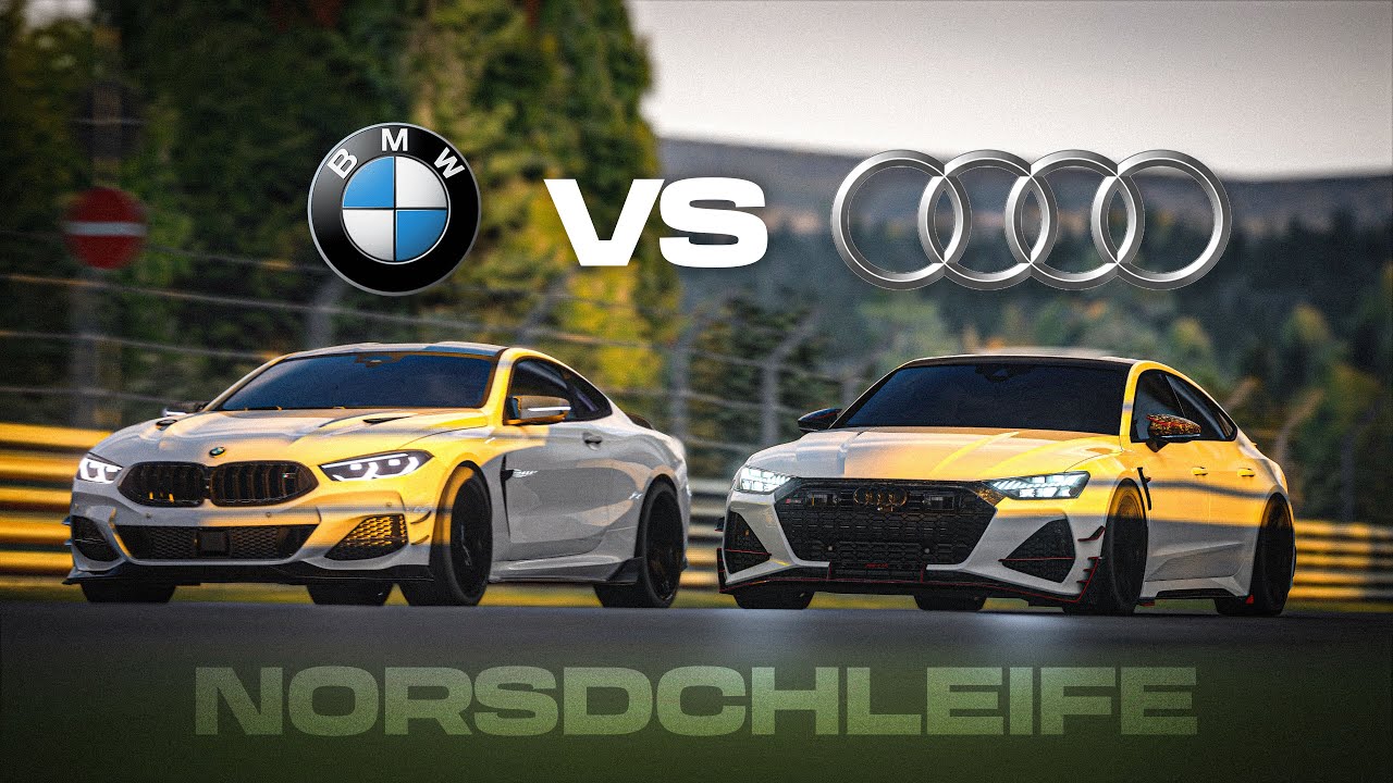 RS7 Sportback Performante vs M8 Competition / Assetto Corsa - YouTube