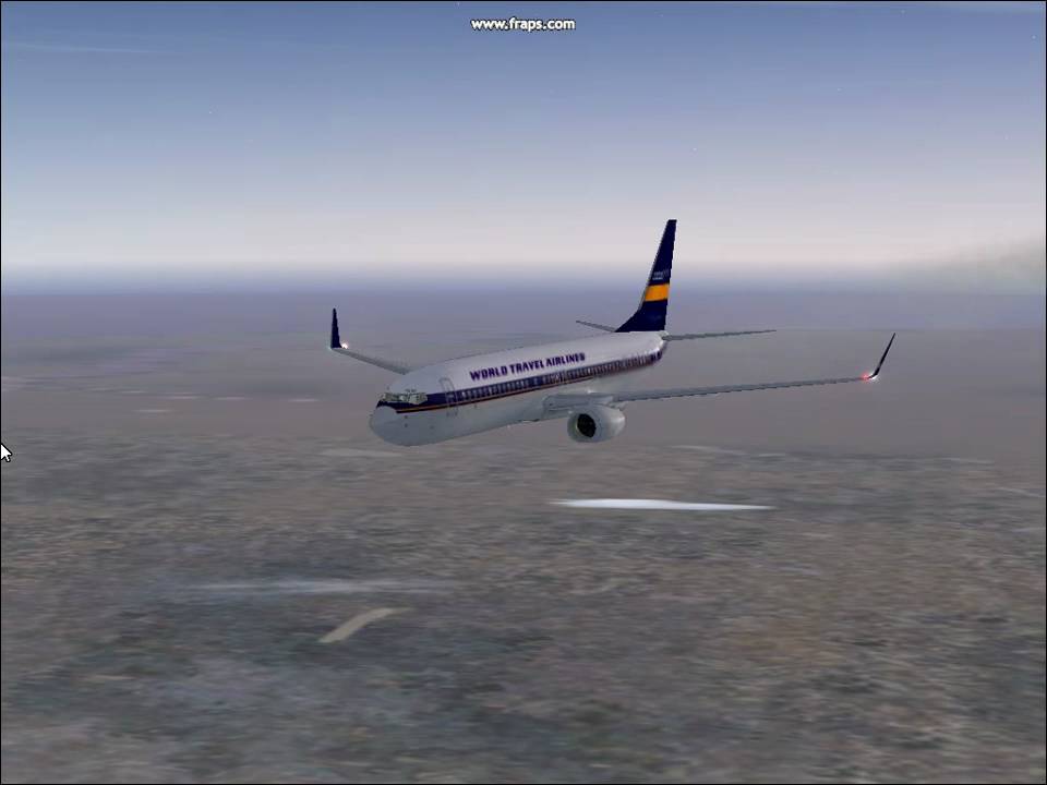 FSX Air Traffic World Travel Airlines 737-800 - YouTube