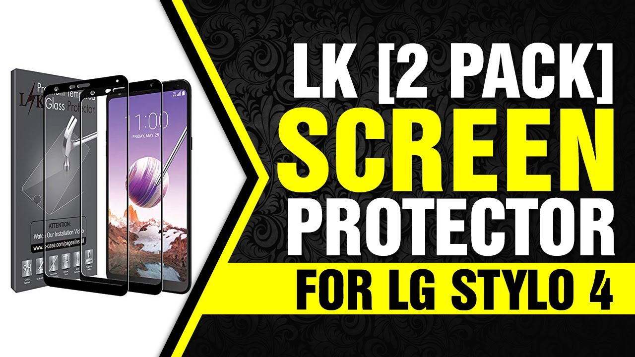 LK [2 Pack] Screen Protector for LG Stylo 4, [Full Cover] Tempered ...