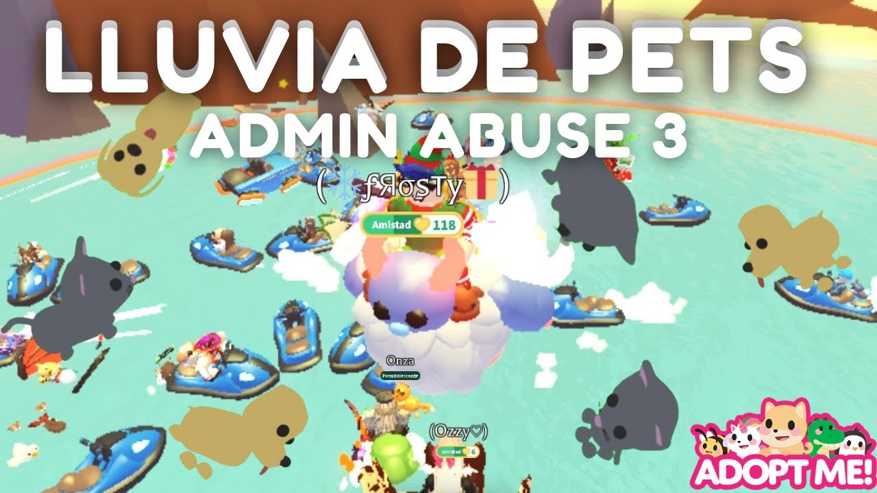 🗣️🔥ITS RAINING PETS.. PETS IN THE SKY / 3ER ADMIN ABUSE EN ADOPT ME! 🔥 ...