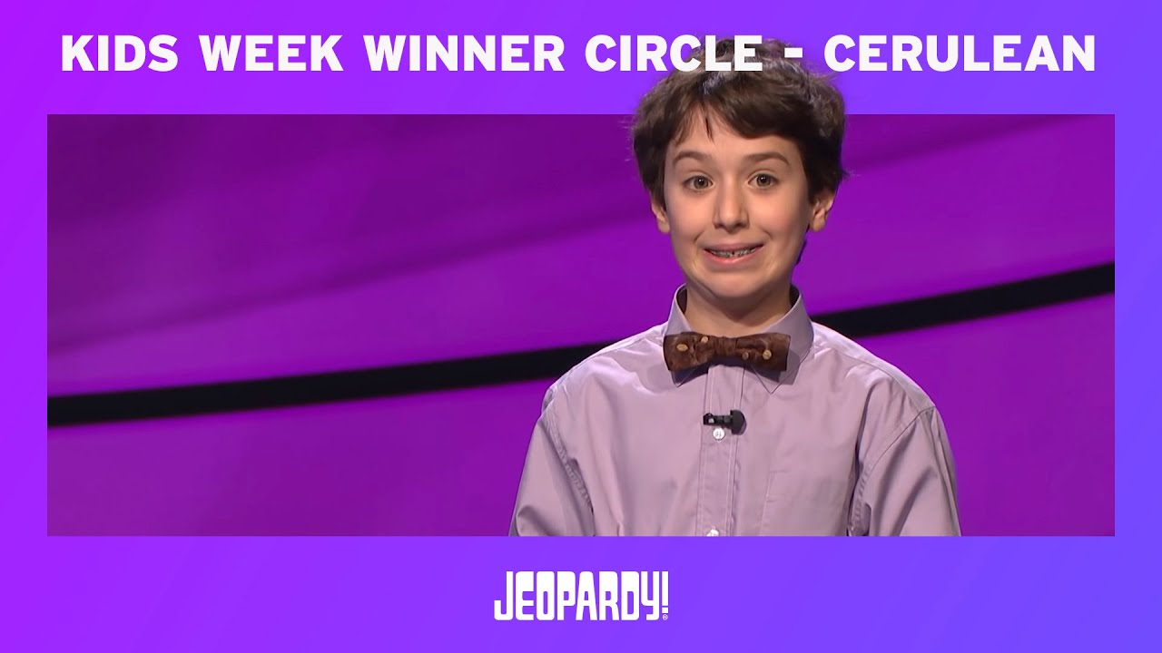 Jeopardy! Kids Week Winner Circle - Cerulean | JEOPARDY! - YouTube
