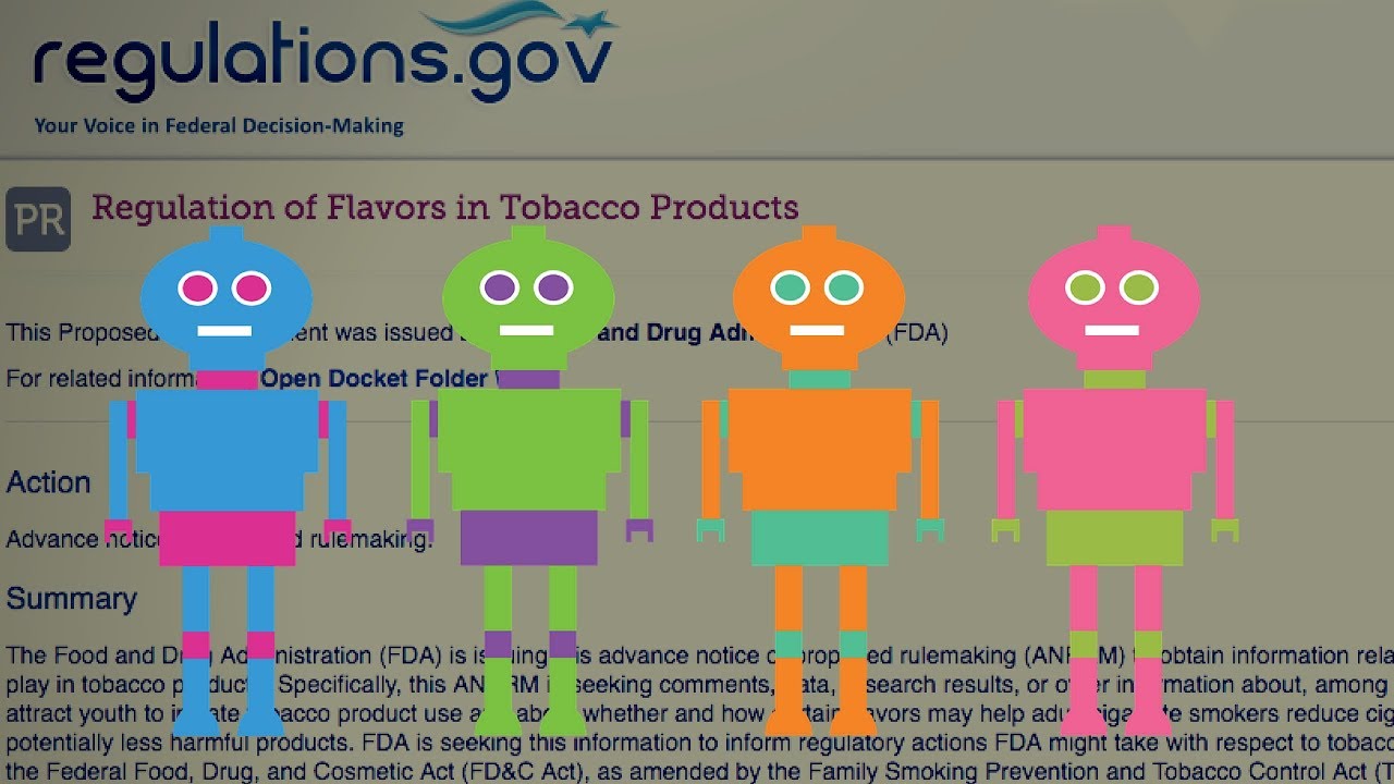 Fake Anti Vaping Comments Flood FDA Regulations Website - YouTube