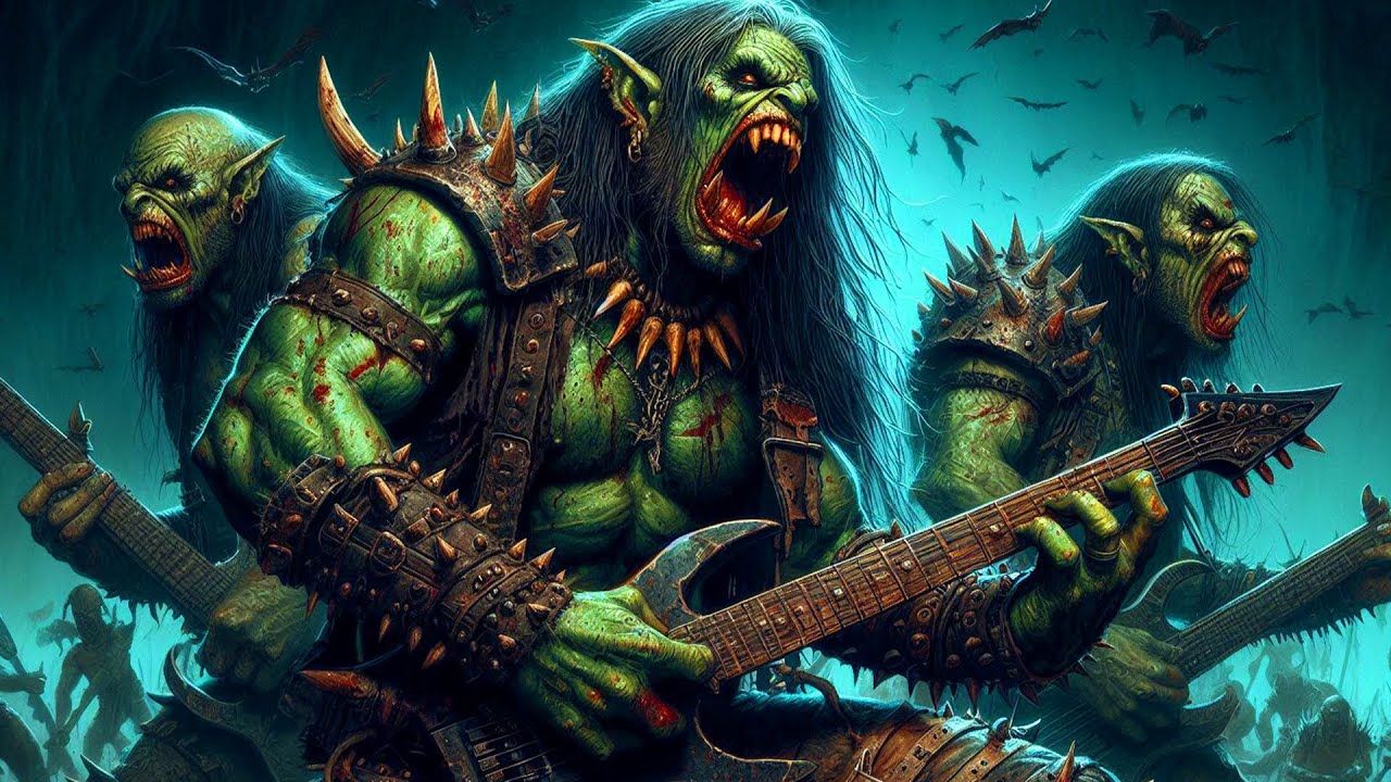 ORCS MEETS BRUTAL DEATH METAL MUSIC | INSTRUMENTAL | GENERATED BY AI ...