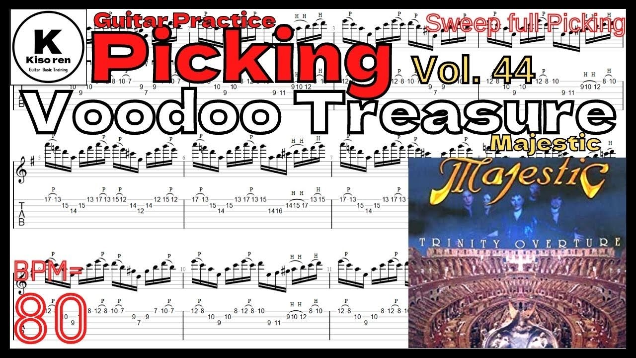 Voodoo Treasure Majestic Intro TAB BPM80 Magnus Nordh Sweep full ...