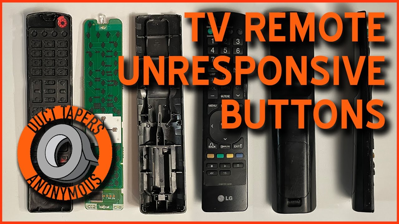 TV REMOTE CONTROL UNRESPONSIVE BUTTONS - YouTube