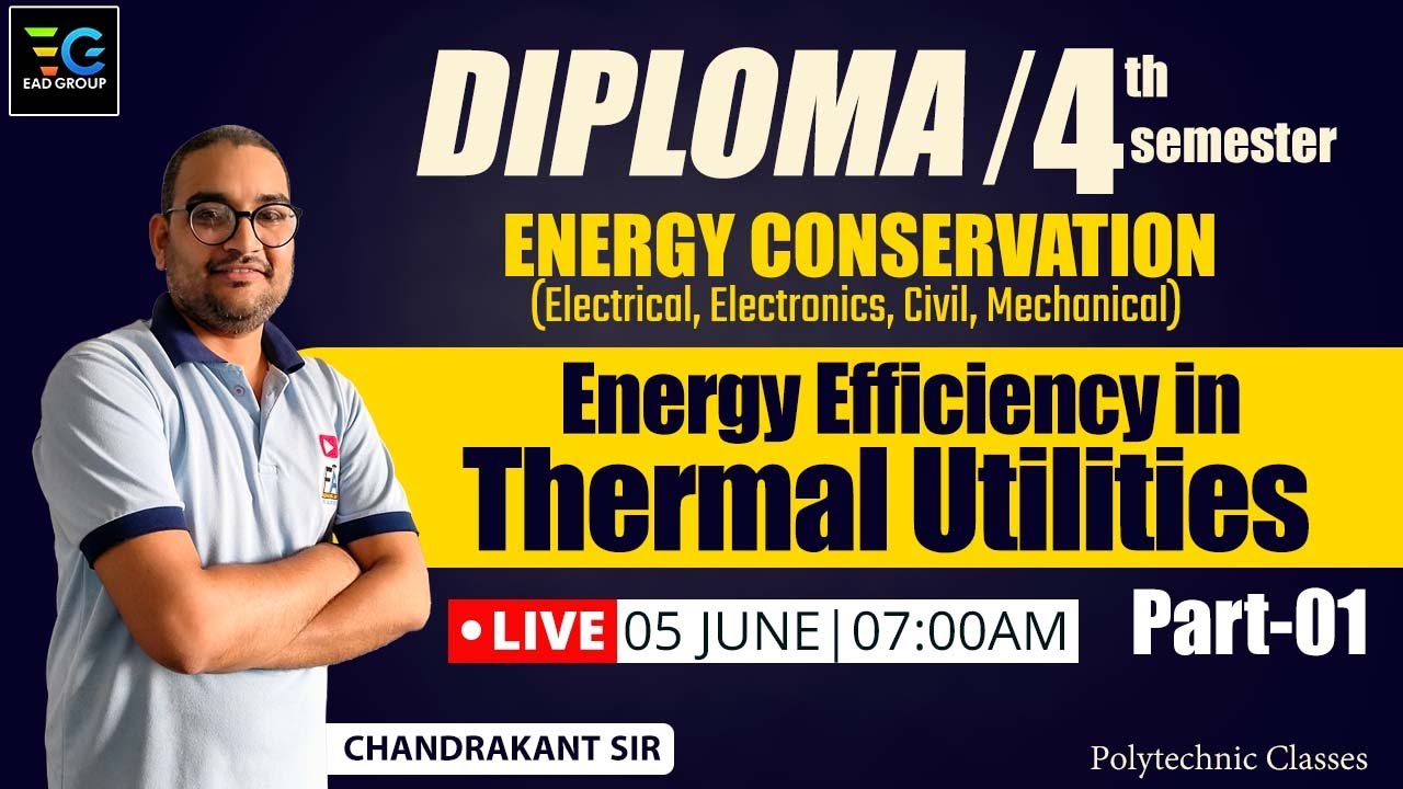 #24 | Energy Conservation | Energy Efficiency in Thermal Utilities ...
