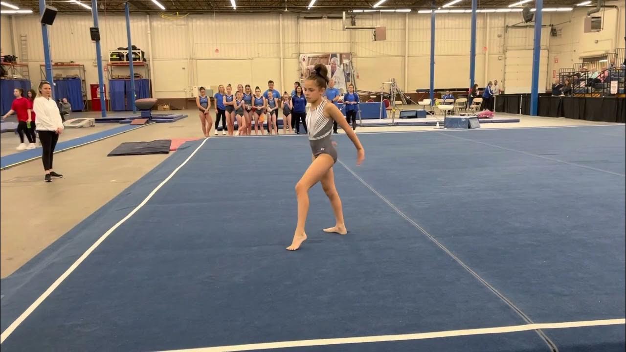Savannah B - Xcel Gold Floor Routine, 9.575 Region 6 2023 Team Ma - YouTube