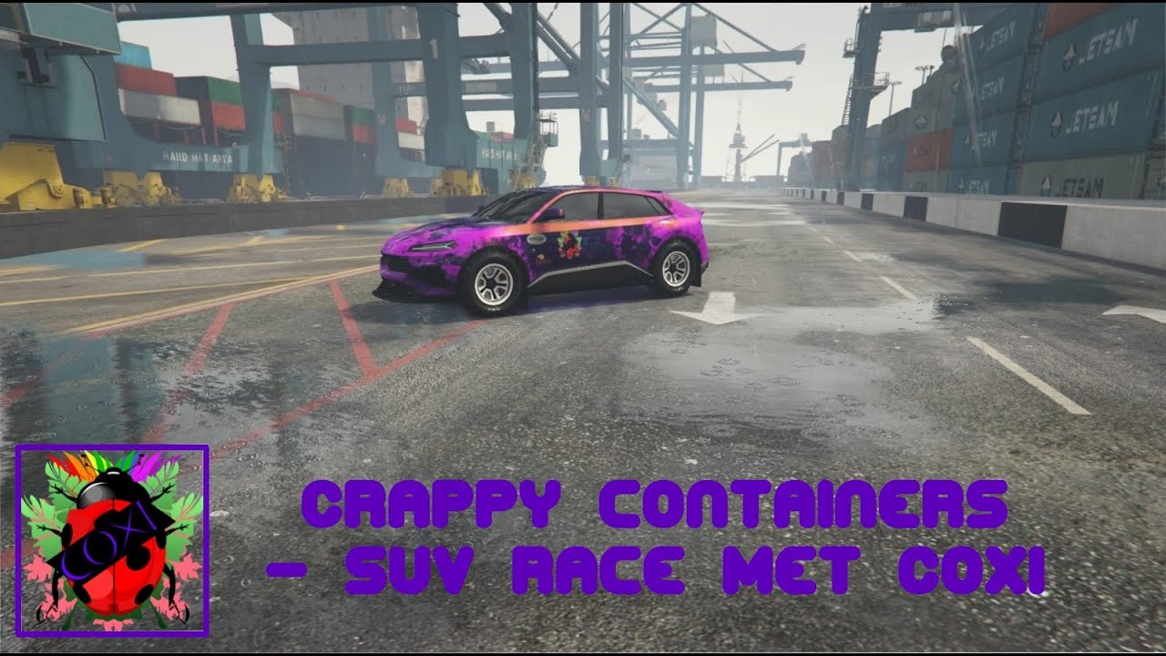 Crappy containers - SUV race met Coxi - YouTube