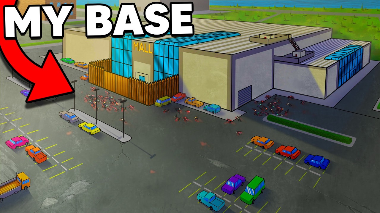 I Transformed the MALL into my Base in Project Zomboid - YouTube