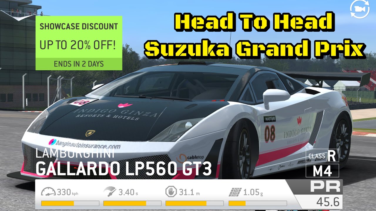 Real Racing 3 Lamborghini Gallardo LP560 GT3 Showcase - Race on Suzuka ...