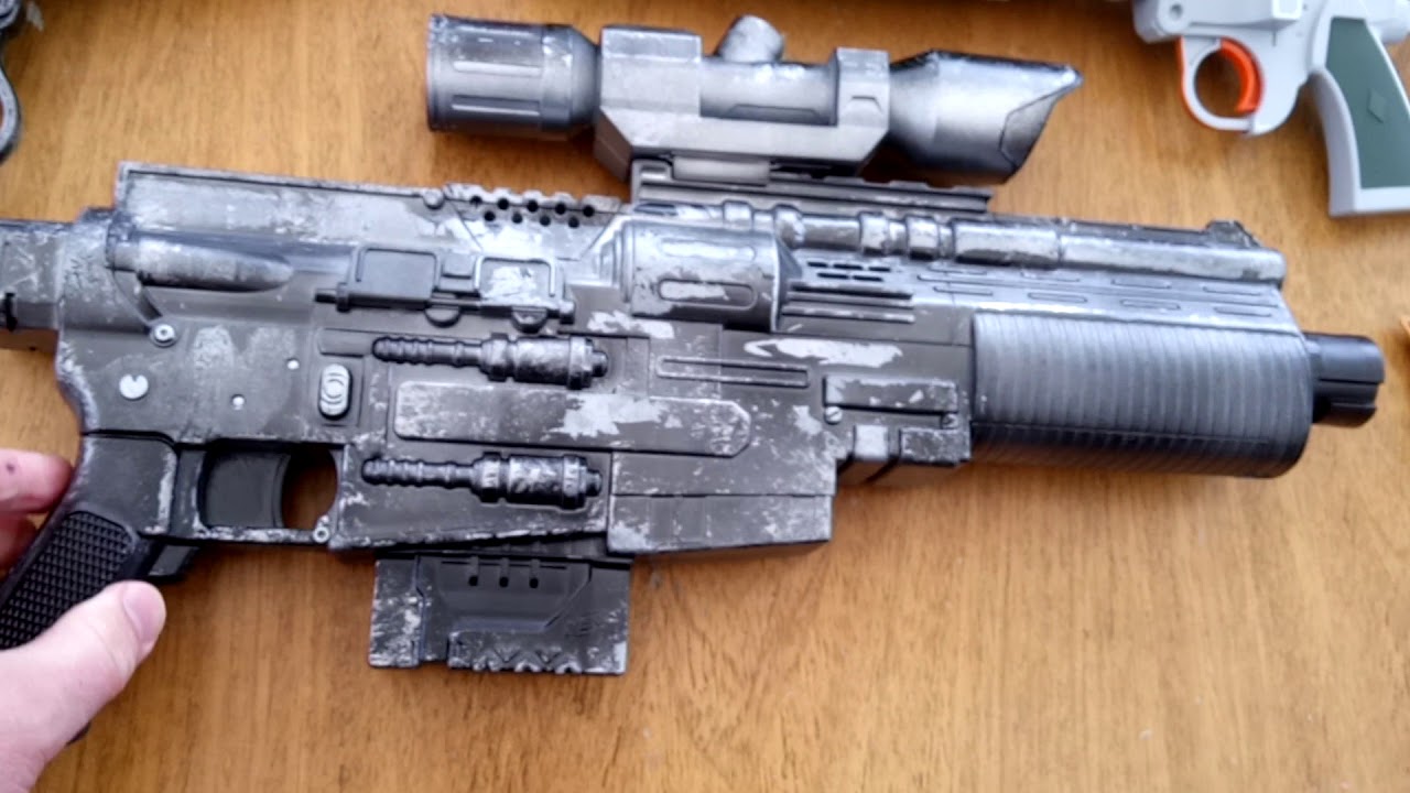 Rogue One Jyn Urso NERF Blaster (Custom paint) - YouTube
