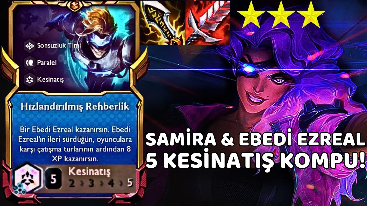 Nihi Tft ⭐⭐⭐ Samİra Ve Ebedİ Ezreal TaŞiyici 5 KesİnatiŞ