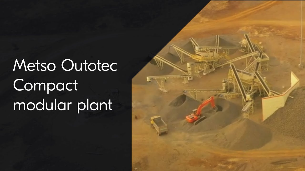 Metso Outotec Compact modular plant - YouTube