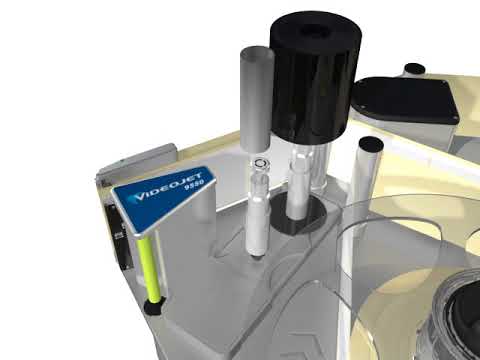 How to change the ribbon | Videojet 9550 LPA - YouTube