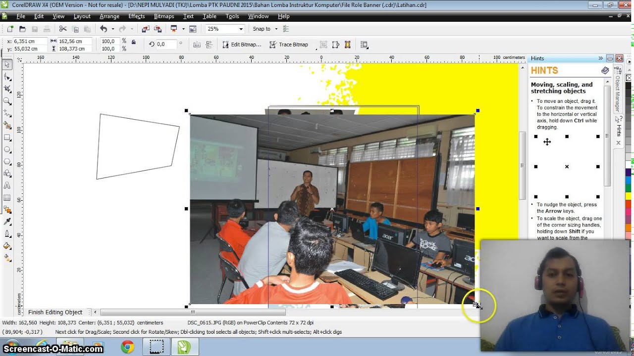 Membuat Bingkai Foto Dengan Corel Draw X4 - YouTube